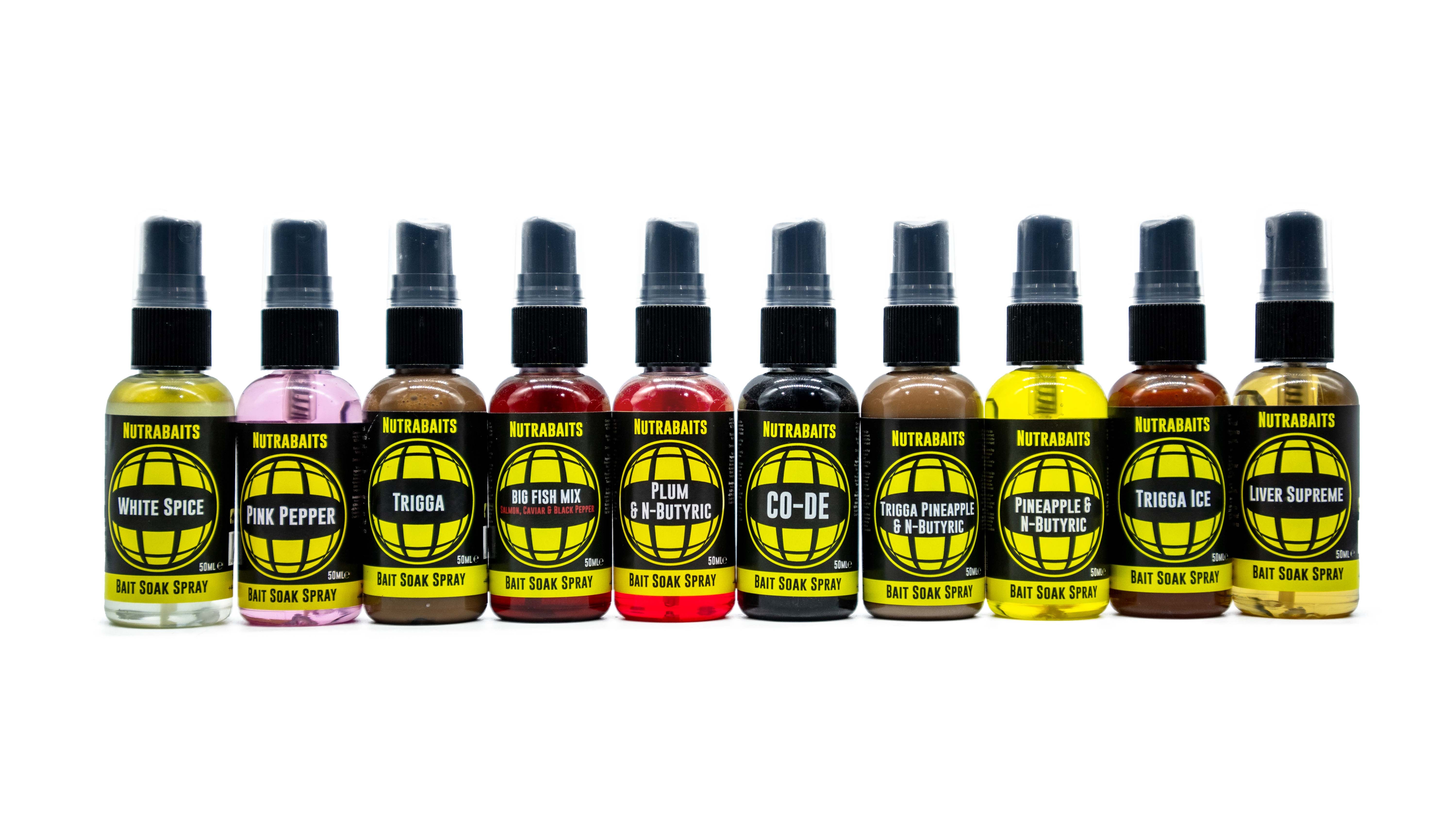 Bait Soak Sprays – Nutrabaits